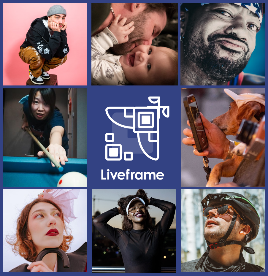 Liveframe - A real-time event screen where guests share messages and ...